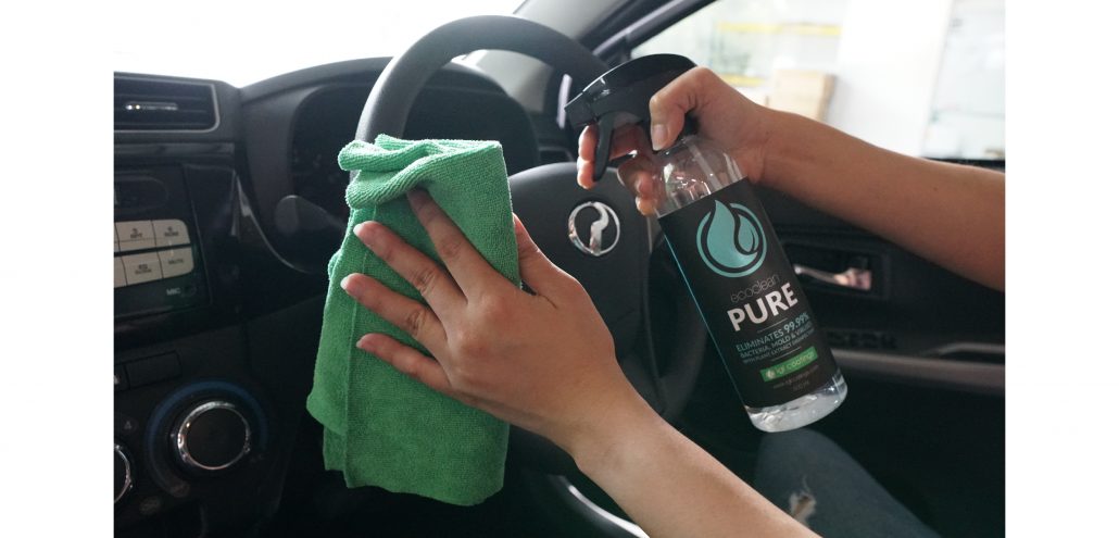 Plant-Based Surface Sanitizer ecoclean pure Kills 99.99% Viruses, Mold ...