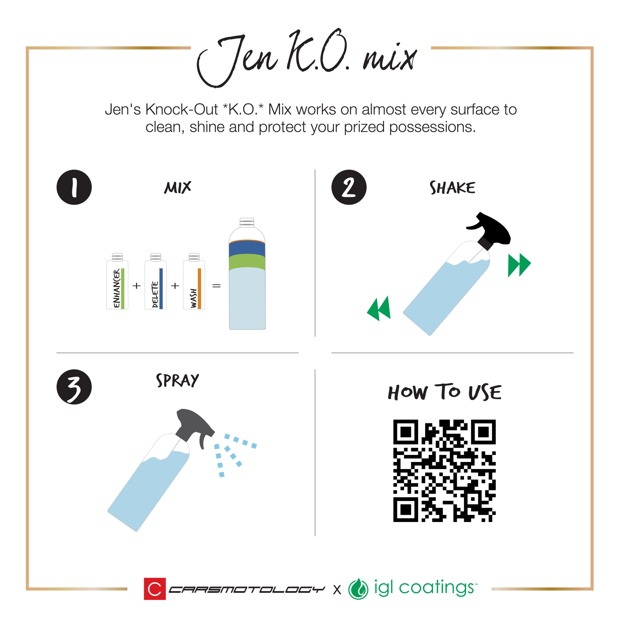 Clean, Shine, and Protect with the Jen K.O. Mix - IGL Coatings Blog